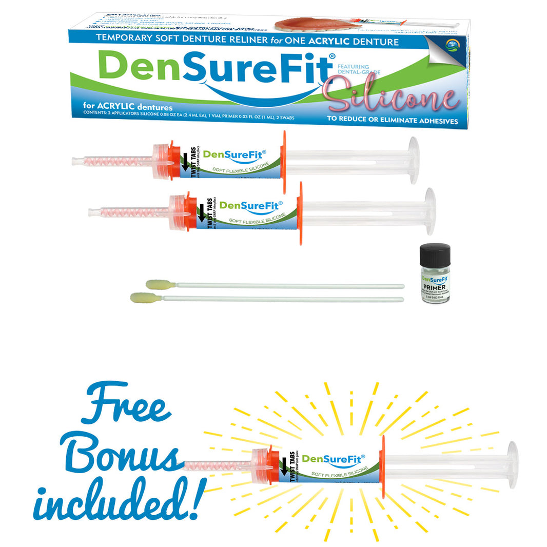 DenSureFit: Soft Silicone Denture Reline Kit – Densurefit.us